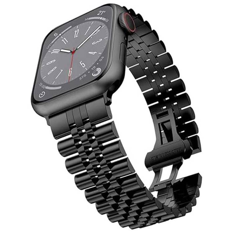 Shop Green Lion Picolla Stainless Steel Strap For iWatch 42/44/45/49MM ...