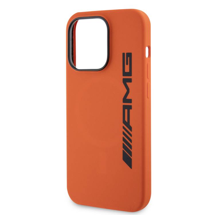 Order AMG Orange MagSafe Silicone Case with Large AMG Logo for iPhone ...