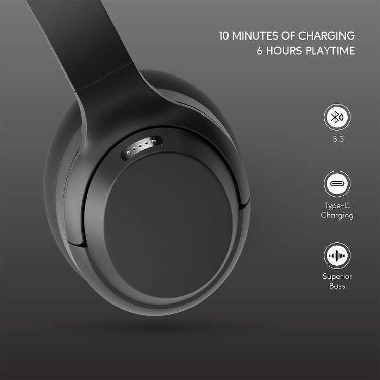 Buy Porodo Soundtec Eclipse Wireless Over Ear Headphones in UAE (PD ...