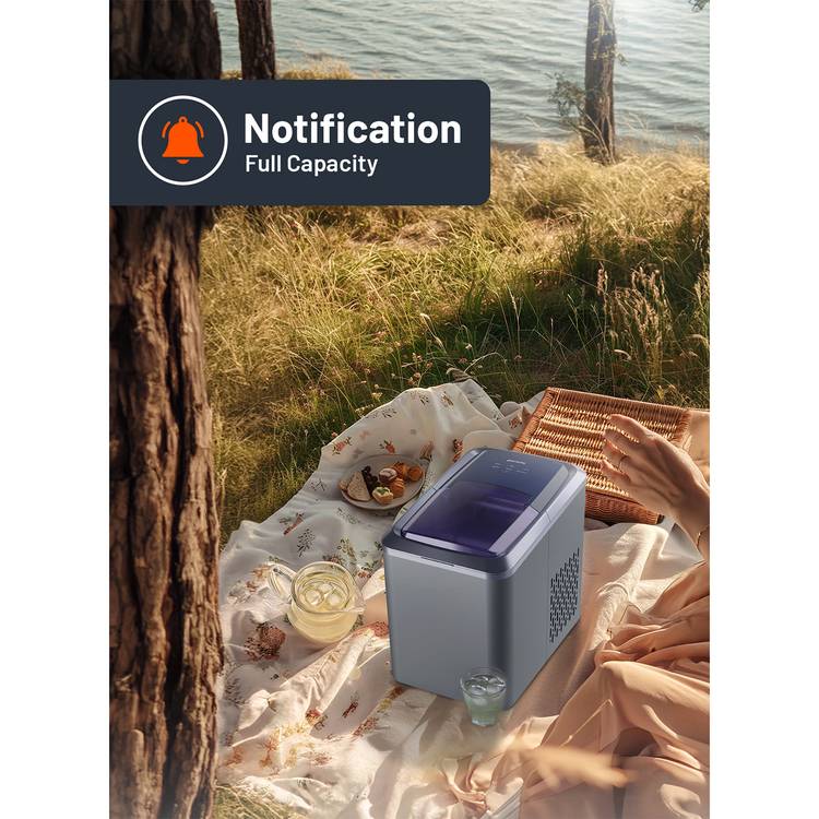 Shop Porodo Lifestyle Portable Outdoor Ice Cube Machine 2.2L 12kg (PD ...