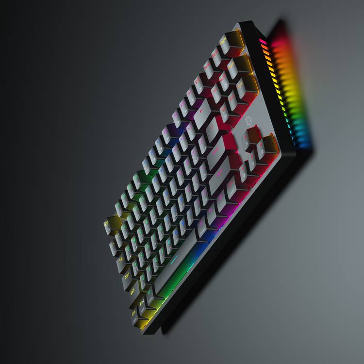 Porodo Gaming 3-in-1 Wireless Mechanical Keyboard TKL | 10 Hours ...