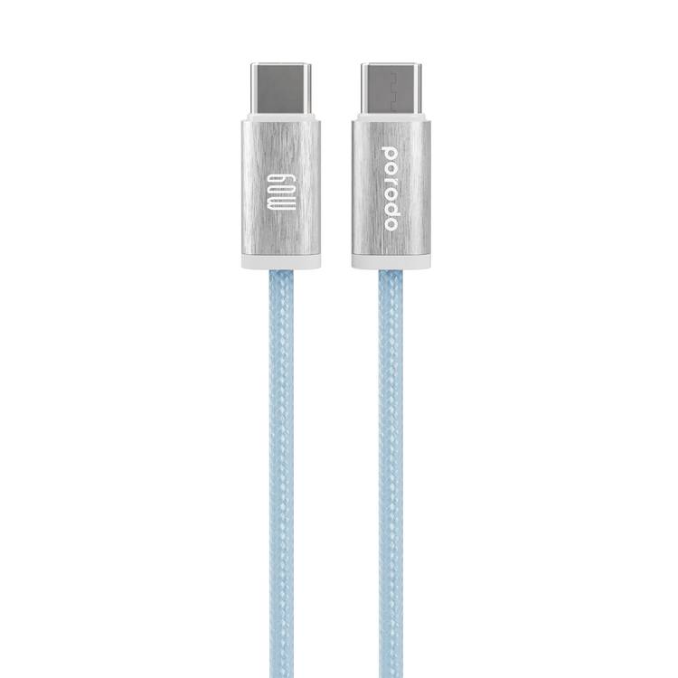 Porodo Woven Braided USB-C to USB-C Cable in UAE | Fast Charge & Tangle ...