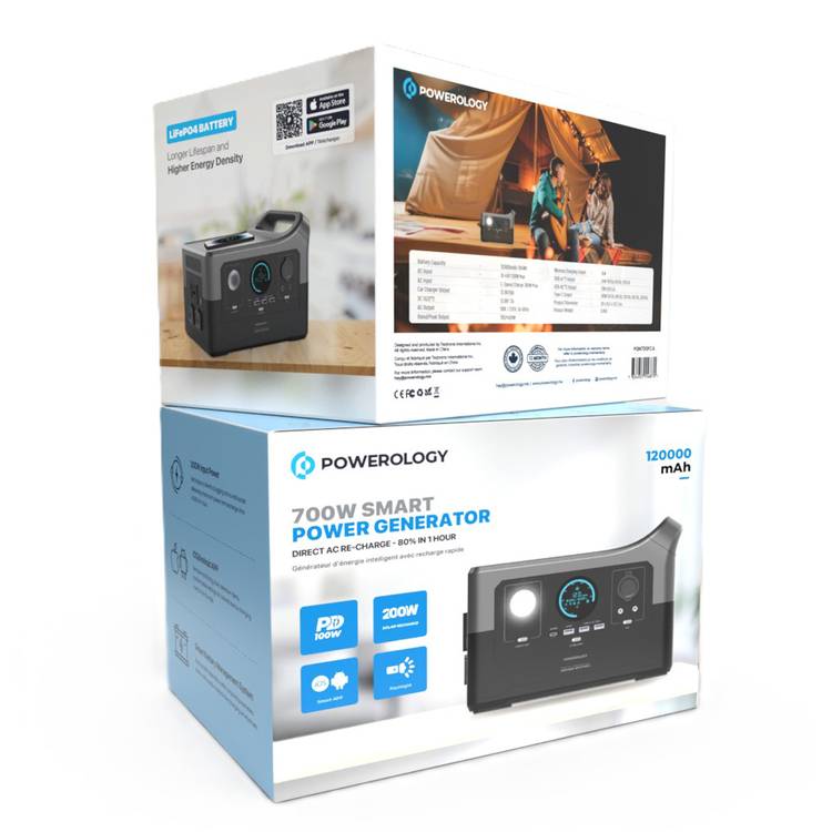 Buy Powerology Portable Power Generator Fast Charging with APP ...