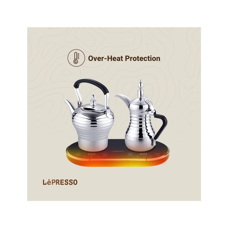 Order LePresso Electrical Silver Dallah for Arabic Coffee and Tea with ...