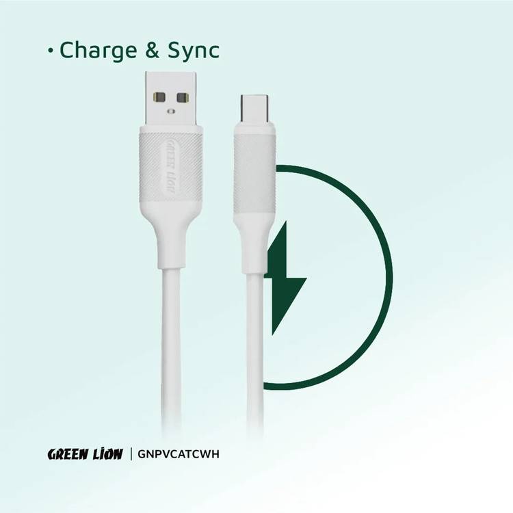 Green Lion USB-A to Type-C PVC Cable in UAE | 480 Mbps Transfer Speed ...