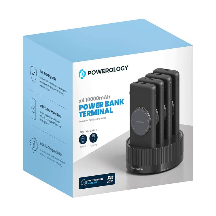Powerology 4 in 1 Power Station in UAE | 10000mAh Capacity, PD20W ...