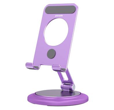 Purchase Porodo Purple Phone Stand with Aluminum Alloy, 360° Rotation ...
