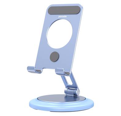 Purchase Porodo Blue Phone Stand with Aluminum Alloy, 360° Rotation ...