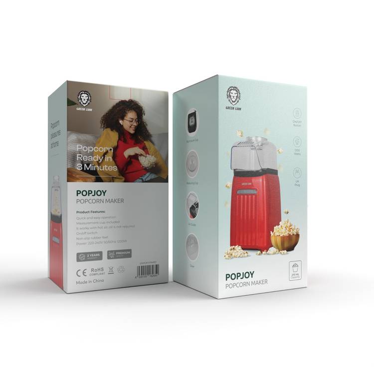 Shop Green Lion Popjoy Popcorn Maker 1200W 270ML (GNPOPJYPMRD)