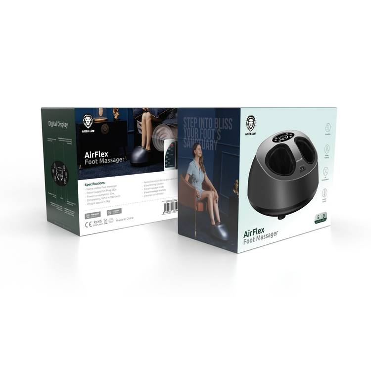 Green Lion Air Flex Foot Massager in UAE | 6 Timing Levels, 50W Power ...