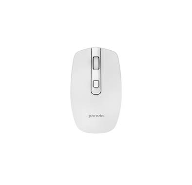Shop Porodo Wireless Mouse - 1600 DPI, Dual Mode | White (PD-WBRM16-WH)