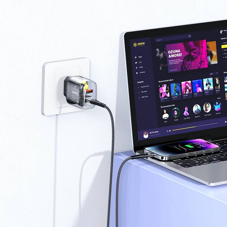 Buy Now Porodo Dual Output Quick Charger - Powerful and Safe Way to Charge Devices (PD-T20WACEU-BK)