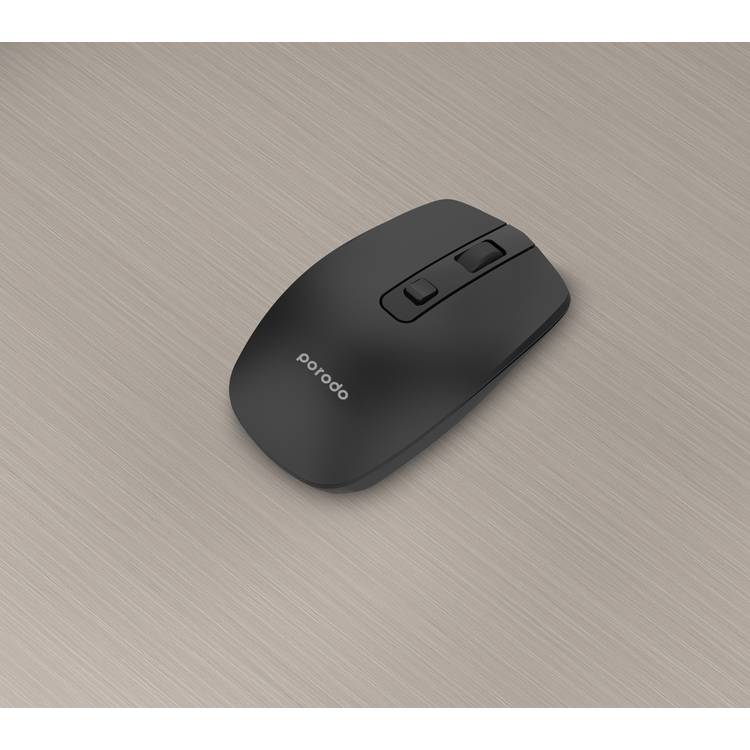 Shop Porodo Wireless Mouse - 1600 DPI, Dual Mode | White (PD-WBRM16-BK)