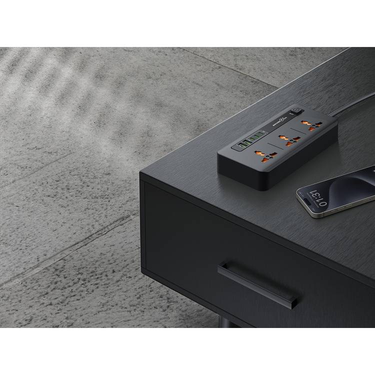 Porodo Blue Multi-Port Power Hub Universal Compatibility - Black | UAE ...