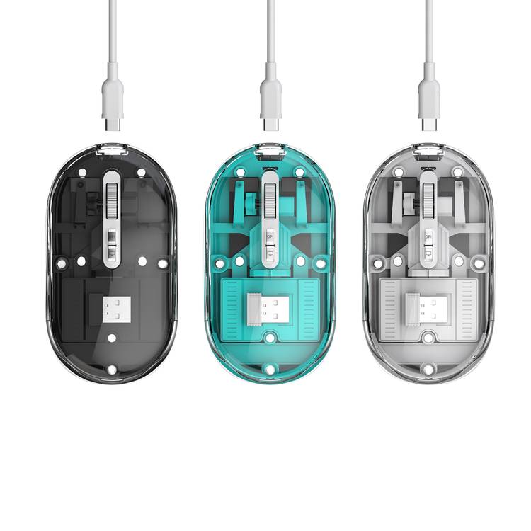 Shop Green Lion Transparent Invisible Click Power Mouse Lite in UAE ...
