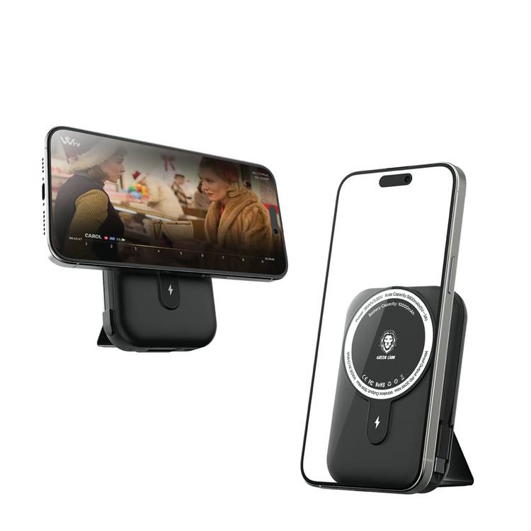 Green Lion Monaco Grip 10000mAh Power Bank - Black | UAE (GNMGP10KPBBK)