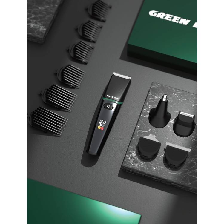 Green Lion 5-in-1 Grooming Kit in UAE | 600mAh Battery Capacity - Black Color | (GN5N1HGRKITBK)