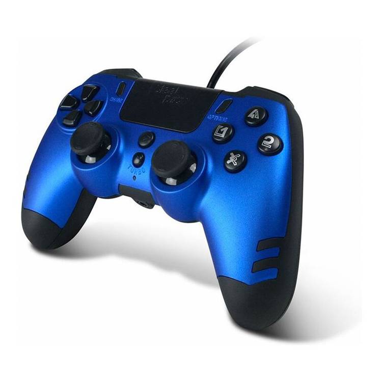 Steelplay Slim Pack Wired Controller For PC PS4 Sapphire Blue UAE JVAMUL00150