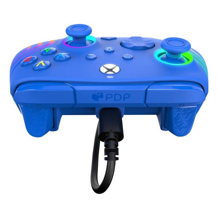 PDP Xbox Series X Afterglow Wired Controller - Wave Blue | UAE (049-024-BL)