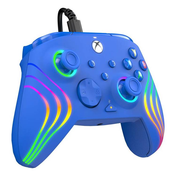 PDP Xbox Series X Afterglow Wired Controller - Wave Blue | UAE (049-024-BL)