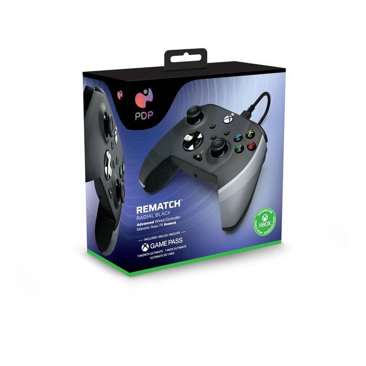PDP REMATCH Controller for Xbox Series X/S/PC - Radial Black | UAE (049 ...
