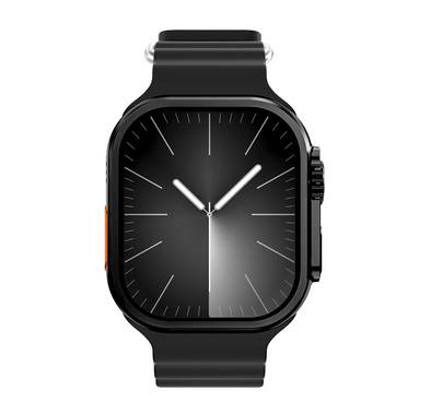 Porodo Blue Supremo Smart Watch with Black Strap - Black - 2 inch | UAE ...