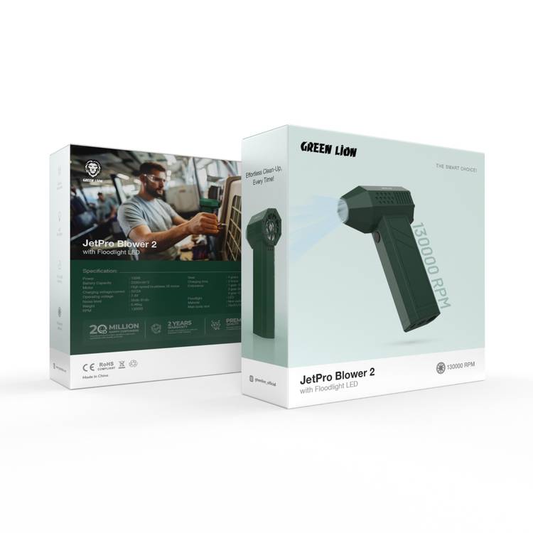 Green Lion JetPro Blower 2 with Floodlight LED in UAE | 2500mAh × 2 ...