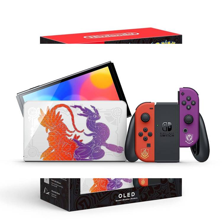 Nintendo Switch OLED - Pokemon Scarlet and Violet Edition - Black ...