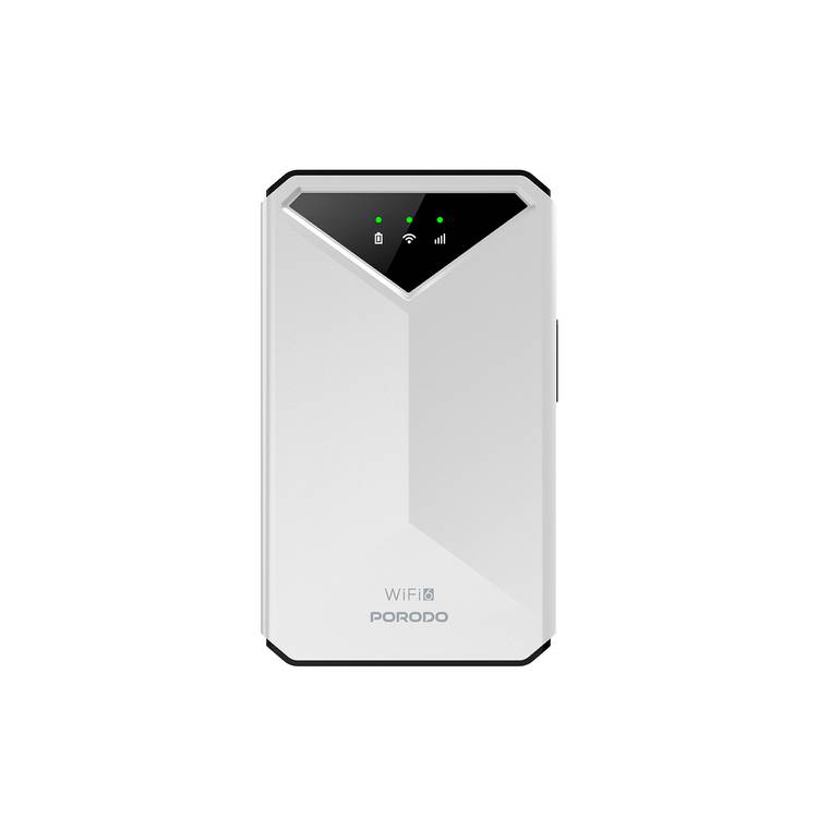 Buy Porodo 4G LTE & WiFi 6 Pocket Router in UAE | 8 Hours Working Time ...