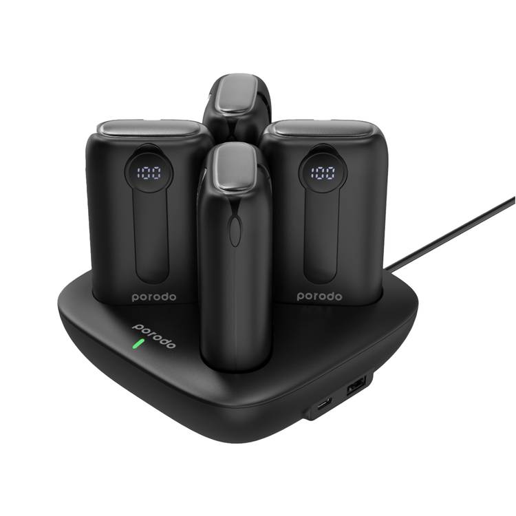 Buy Porodo 4 in 1 Station 10000 mAh Power Bank In UAE | Digital Display ...
