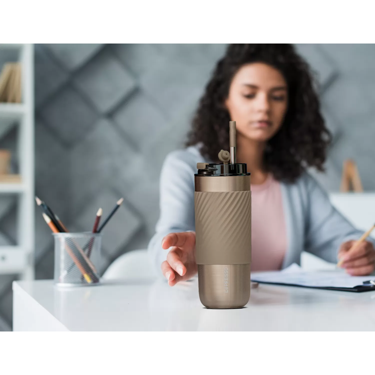 Buy Lepresso Thermal Tumbler With Infusion Filter in UAE | 520ml - Gold ...