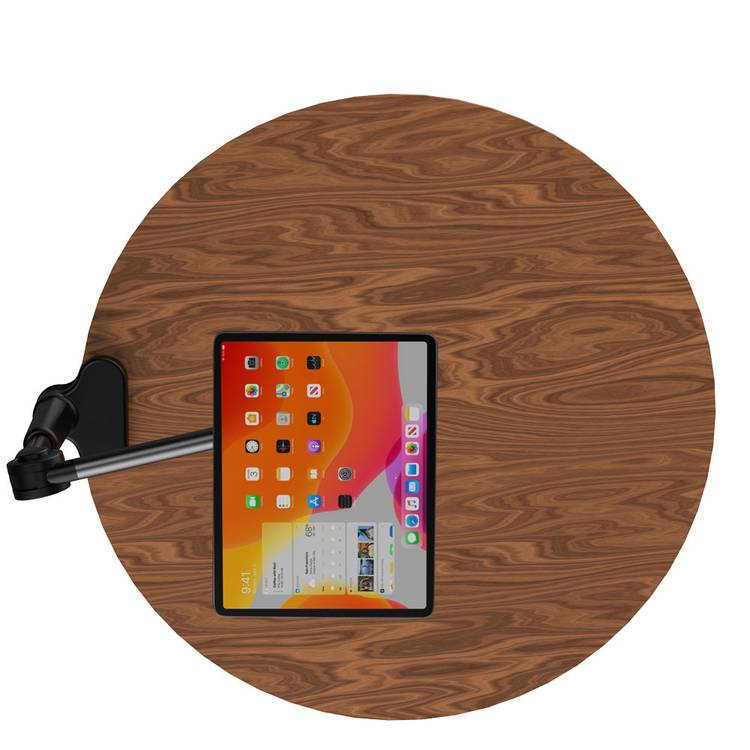 Buy Porodo Lazy Man Stand with Magnetic Suction 92cm in UAE | Black Color | (PD-LMGS92-BK)