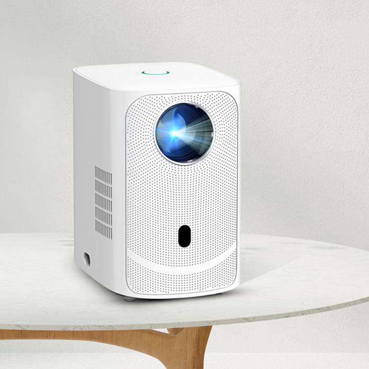 Buy Porodo Mini Projector in UAE | Wireless Mirroring - White Color ...