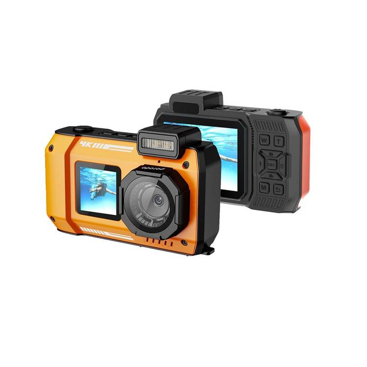 Buy Porodo Waterproof Digital Camera Dual Screen & 18x Zoom in UAE ...