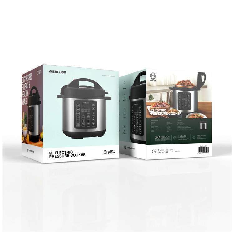 Green Lion Electric Pressure Cooker with 8L Capacity in UAE | 14 ...