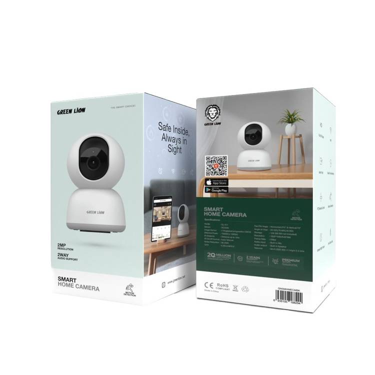 Shop Green Lion Smart Home Camera in UAE | 2 Megapixel Progressive CMOS ...