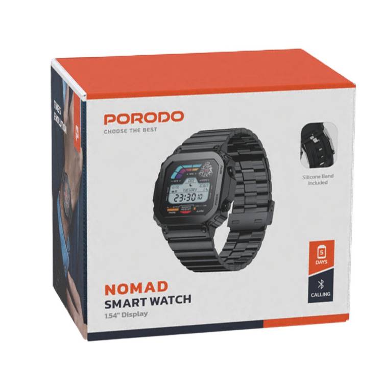 Buy Porodo Nomad Smart Watch in UAE | Android & iOS Compatible, Water Resistant - Gold | (PD ...