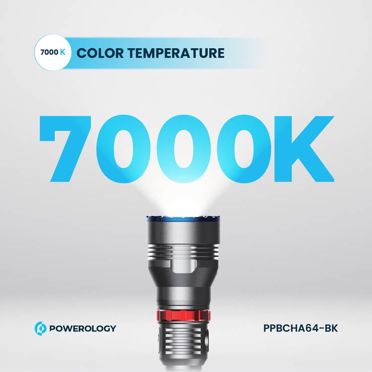 Powerology LED Flashlight with IPX7 Waterproof Rate in UAE | 4000mAh ...
