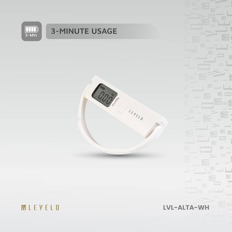 Buy Levelo Alta Luggage Scale In UAE | Dual Unit Measurement - White ...