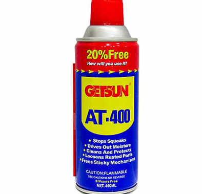 بخاخ مزيل الصدأ متعدد الاستخدامات من Getsun | 450 مل - لاصق مجاني | (GAT-400)