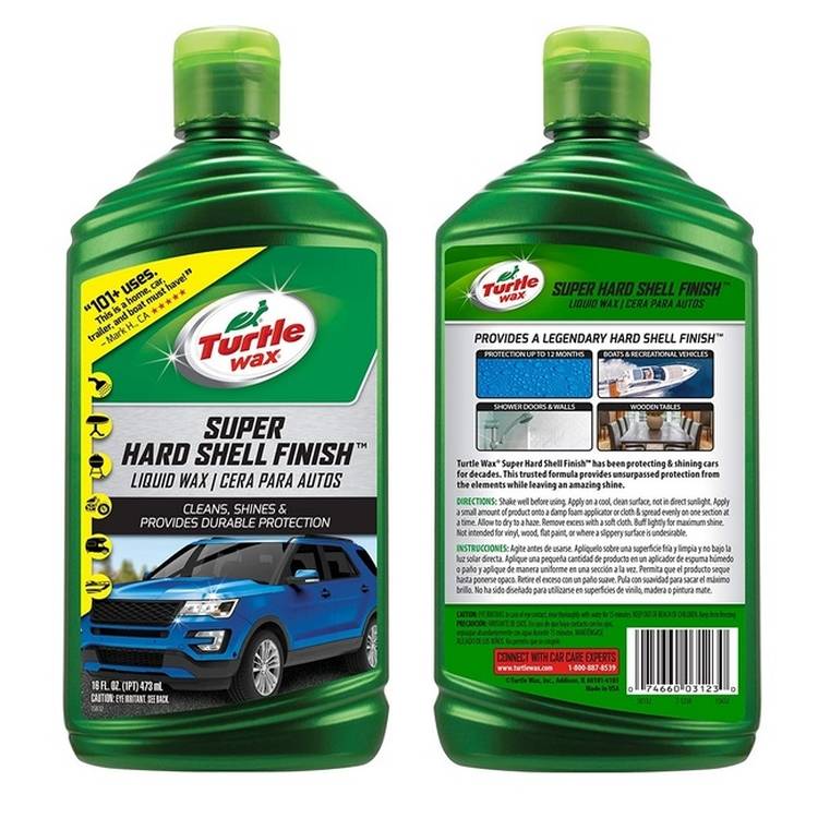 Turtle Wax Super Hard Shell Liquid Wax | 473ml - Paint Protection | (50136)