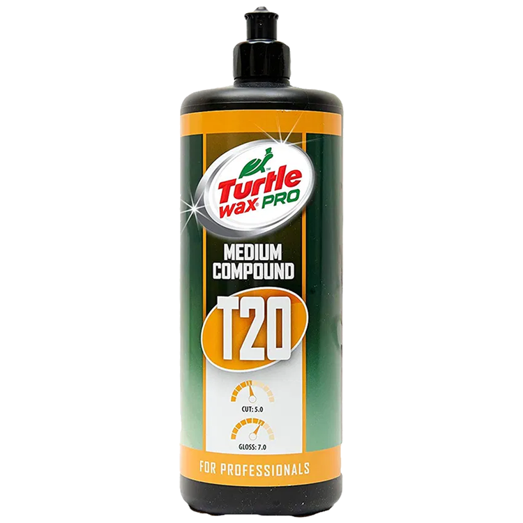 Turtle Wax Pro Medium Compound | Silicone-Free - 250ml | (T20)