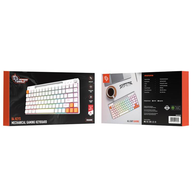 Buy Porodo 84 Keys Mechanical Gaming Keyboard in UAE | 23 Blacklight ...