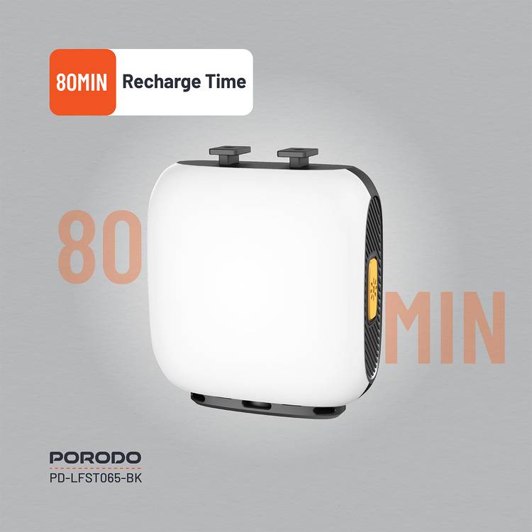 Porodo Lifestyle Clip-On Fill Light In UAE | Tripod Mount, 3 RGB Lights ...