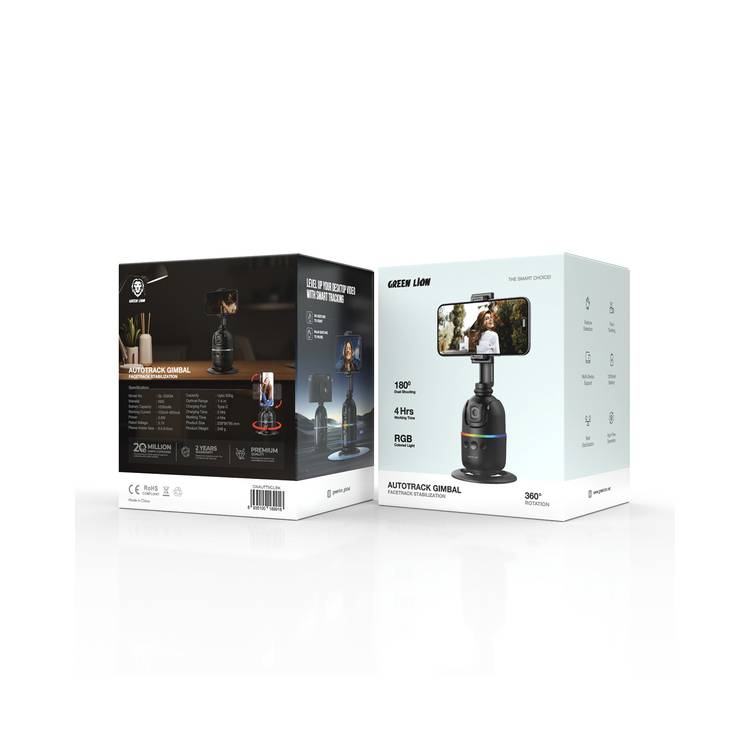 Green Lion Auto Track Gimbal In UAE | 3W, Multi-Device Support - Black ...