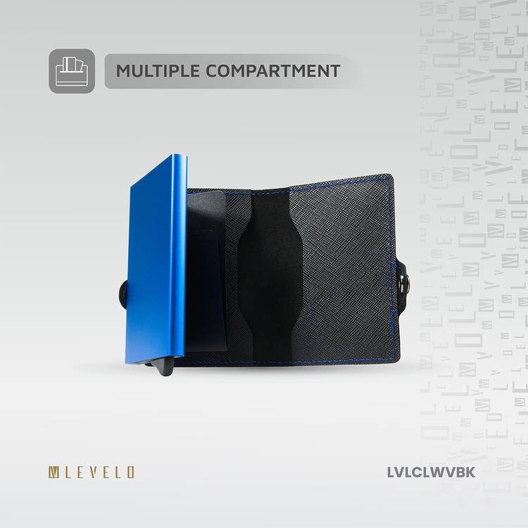 Buy Levelo Cache Genuine Leather Wallet in UAE | 8 Card Slots & Coin ...