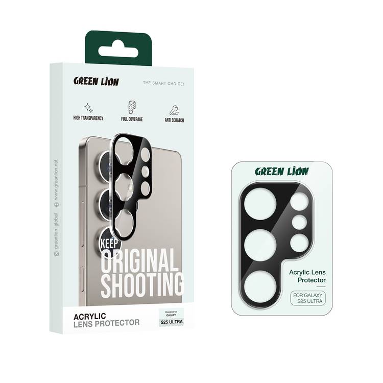 Green Lion Acrylic Lens Protector for Samsung S25-Ultra in UAE | Anti ...