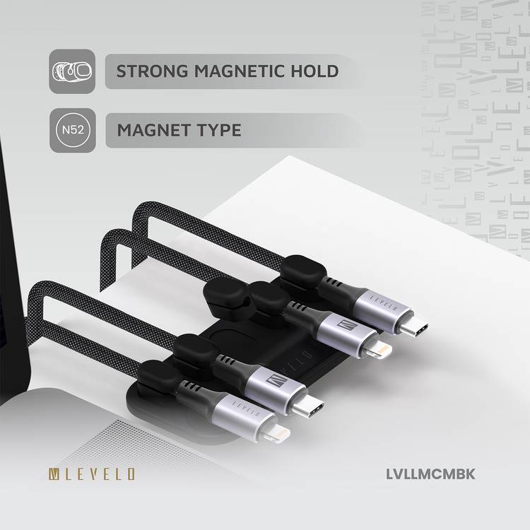 Levelo Livia Detachable Magnetic Cable Management in UAE | Tangle-Free ...
