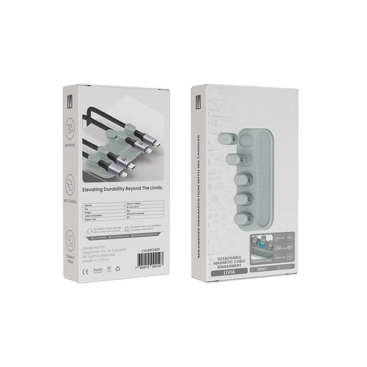 Levelo Livia Detachable Magnetic Cable Management in UAE | Tangle-Free ...