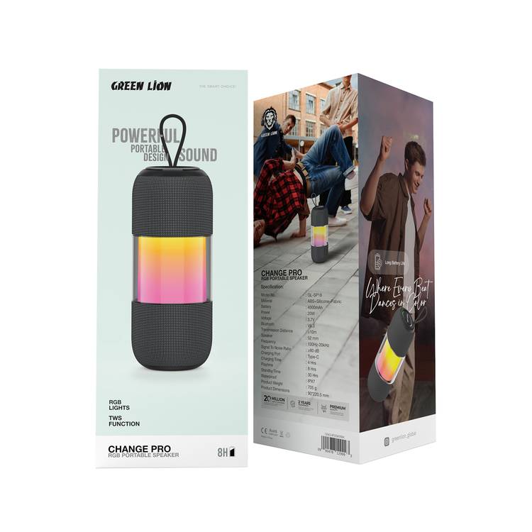 Green Lion Change Pro RGB Portable Speaker in UAE | True Wireless ...